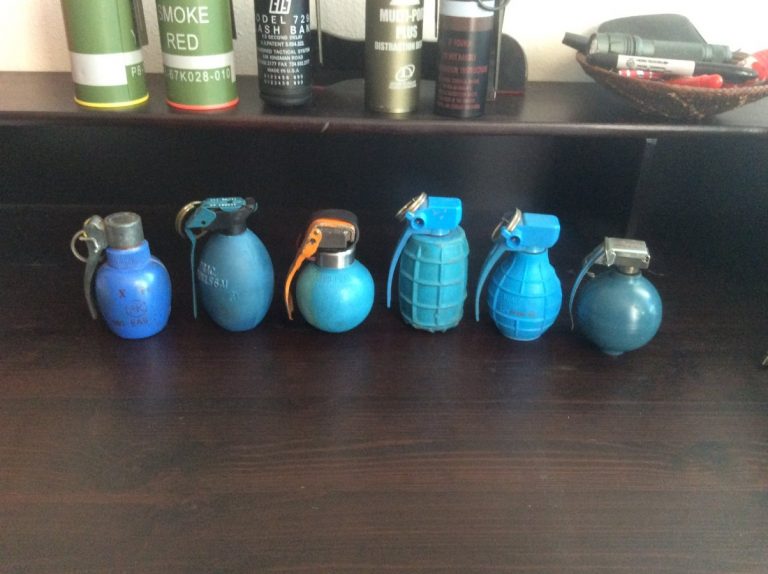 Set of NATO Training Grenades